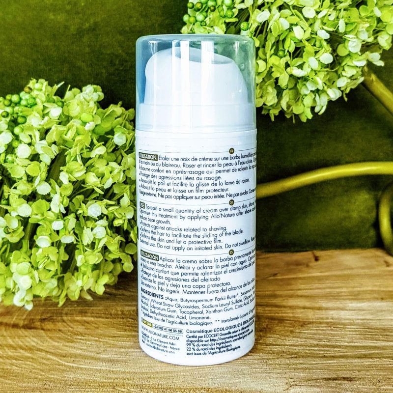 Crème de rasage bio pour homme : AlloNature